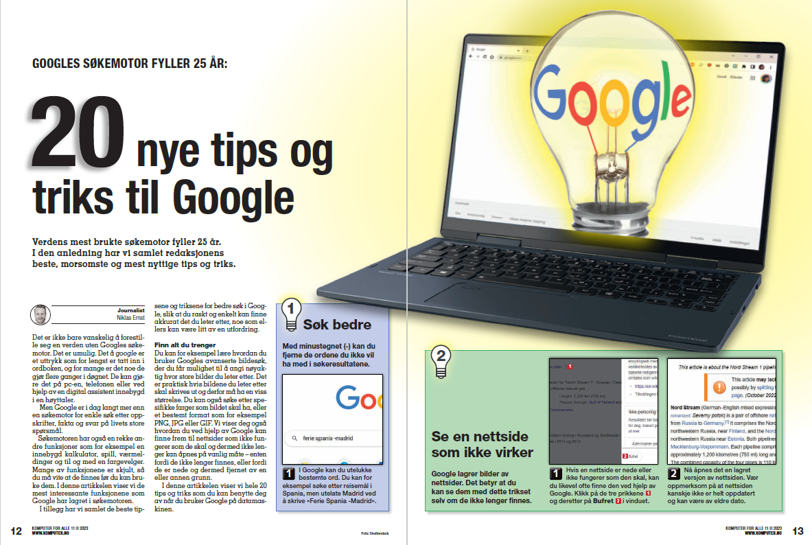 20 nye tips og triks til Google | komputer.no