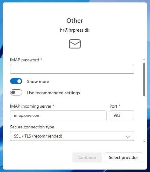 Slik laster du ned e-post via IMAP i Outlook | komputer.no