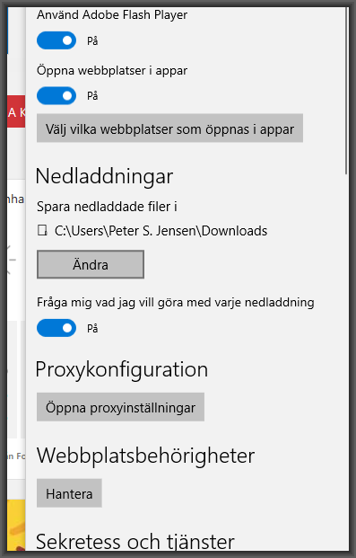 Bestäm var hämtade filer ska sparas | pctidningen.se