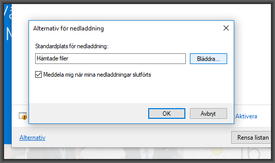 Bestäm var hämtade filer ska sparas | pctidningen.se