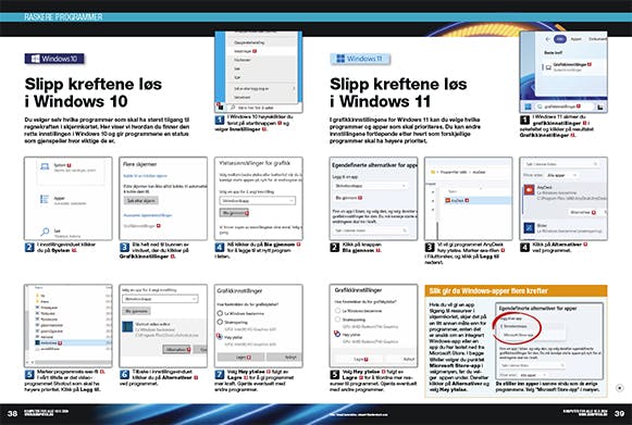 Slik tilordner du mer ressurser til utvalgte programmer | komputer.no