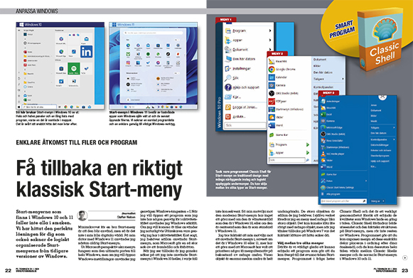 Så får du tillbaka den gamla Start-menyn i Windows | pctidningen.se