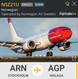 Se vart alla flygplan i luften är på väg | pctidningen.se
