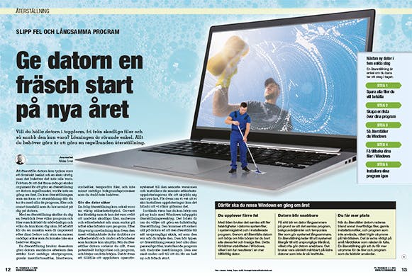 Så här återställer du din dator - och ger den en nystart | pctidningen.se