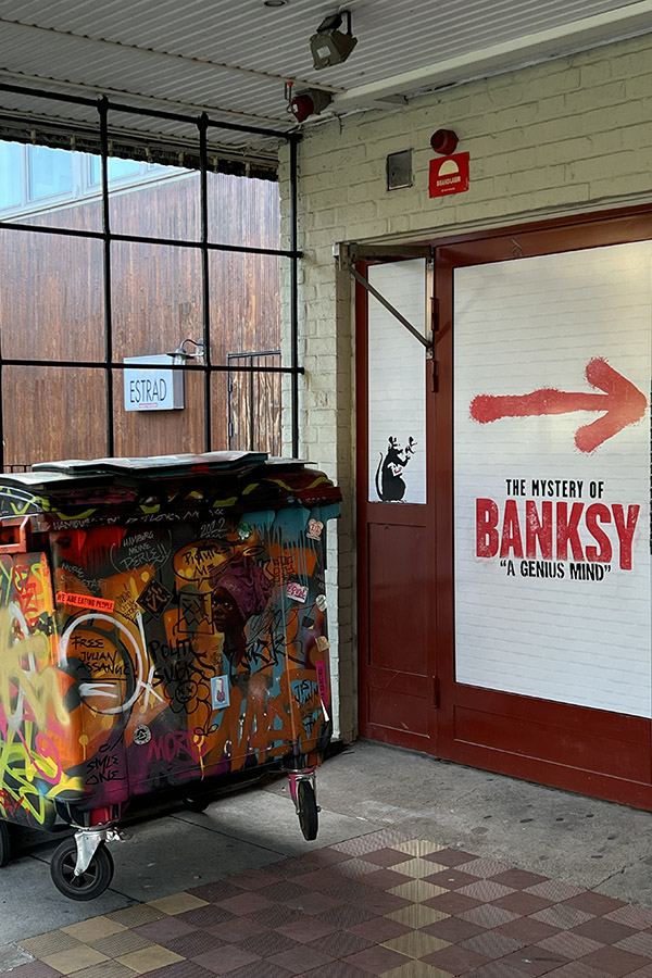 En utrolig historie: Nu kan du opleve Banksy 45 minutter fra København ...