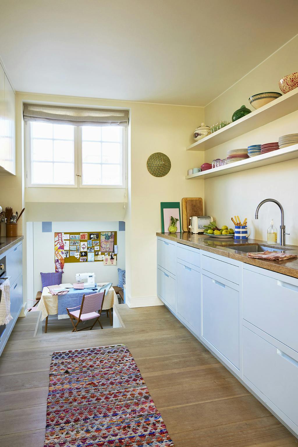 Mange gæster kommenterer på Cecilies flotte trappe: "Selv to år senere er jeg ikke træt af den ...