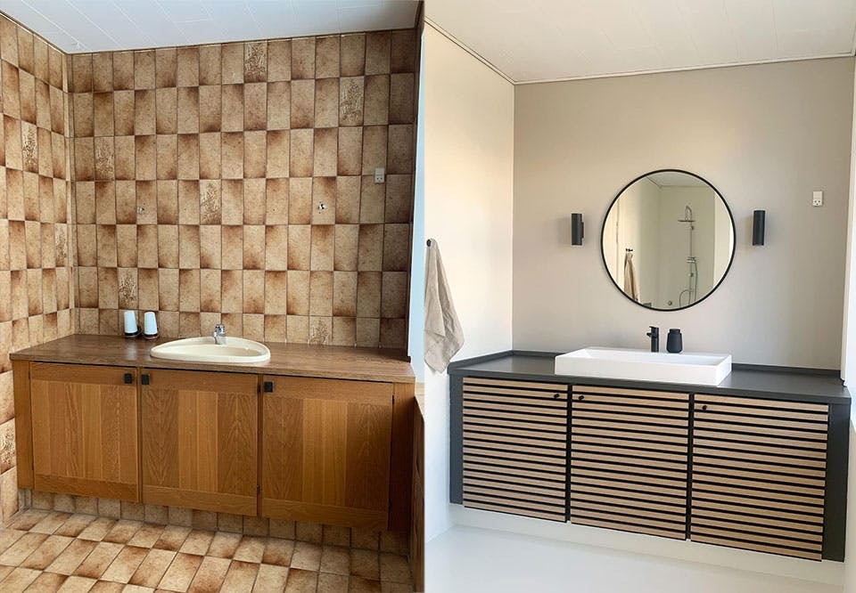 Badeværelses-makeover på budget: Sådan har Laura gjort | woman.dk