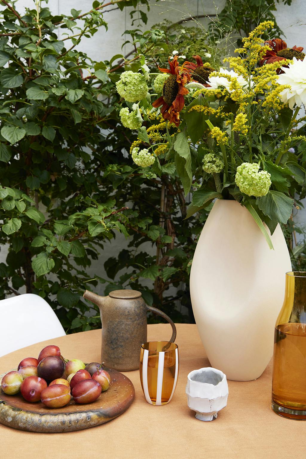 Udekøkken på 4. sal? Ja da! Højt oppe mellem to bygninger fik Birgitte ...