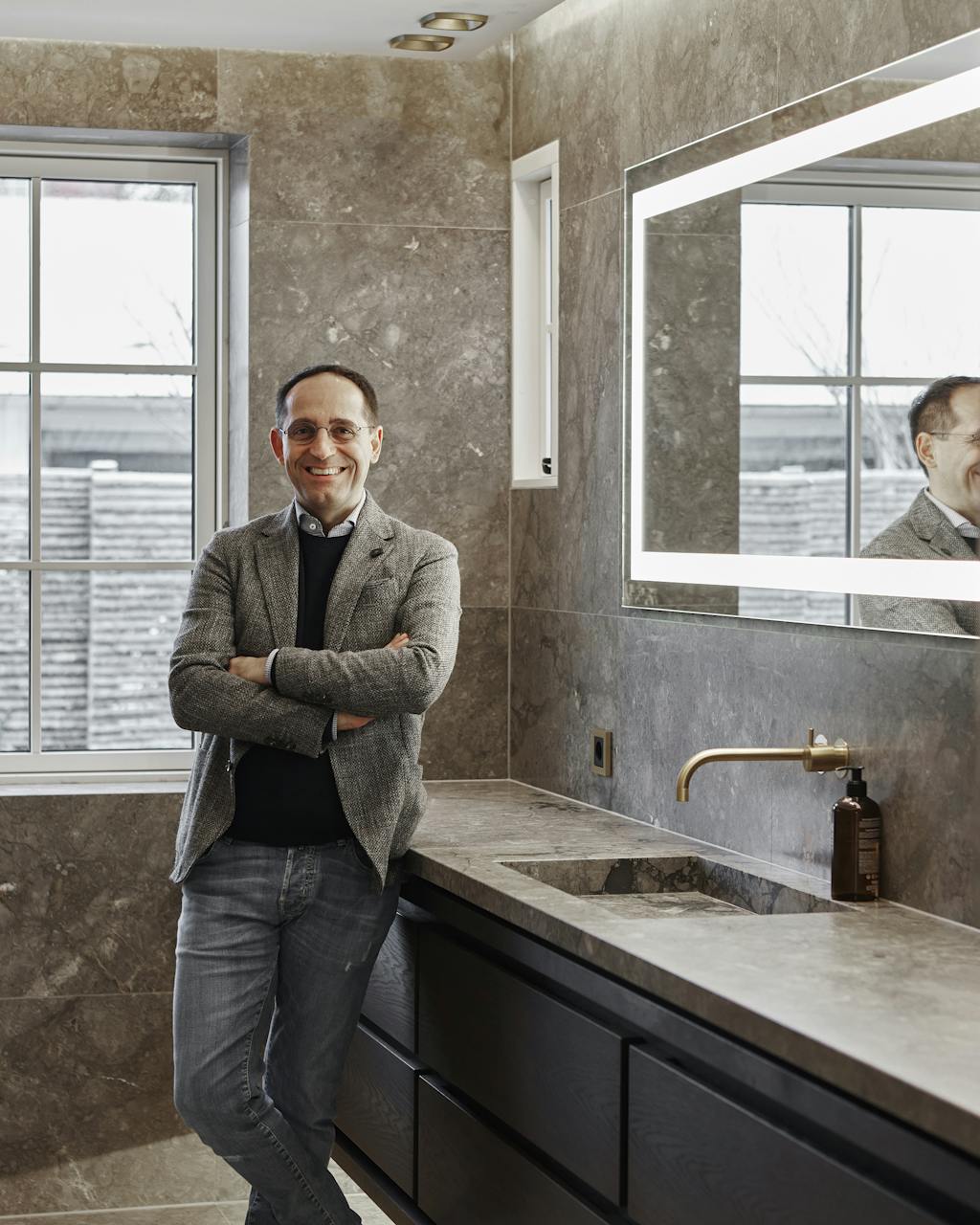 Der er slet ingen tvivl om, hvilken stemning Ronni jagter på sine badeværelser | woman.dk